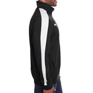 Puma | Jackets & Coats | Nwt Puma Unisex Black Fleece Track Jacket ...